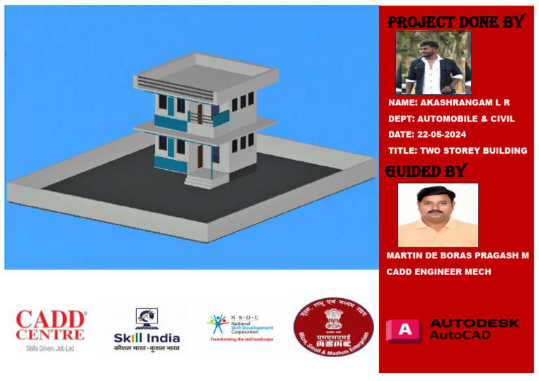 Akash Autocad Project Templeate | PDF | Business | Technology & Engineering