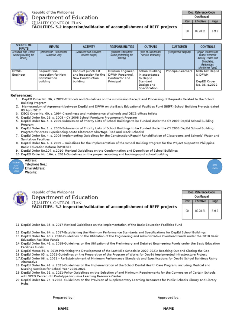OpsManual QCP Engineering3 | PDF