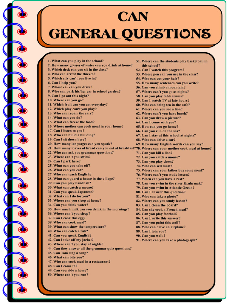 Can General Questions | PDF