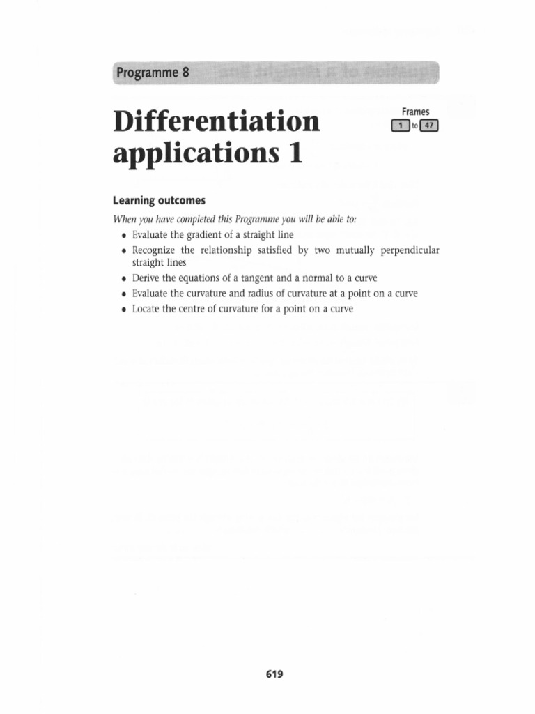 Differentiation Lecture 2 | PDF