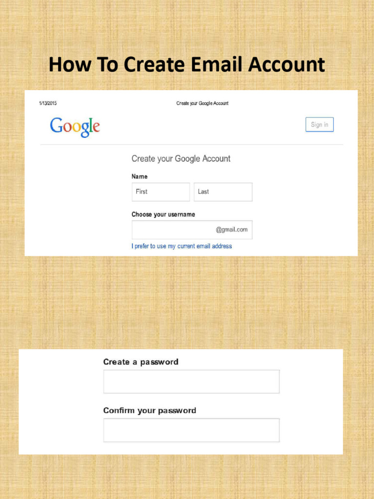 How To Creat Email | PDF