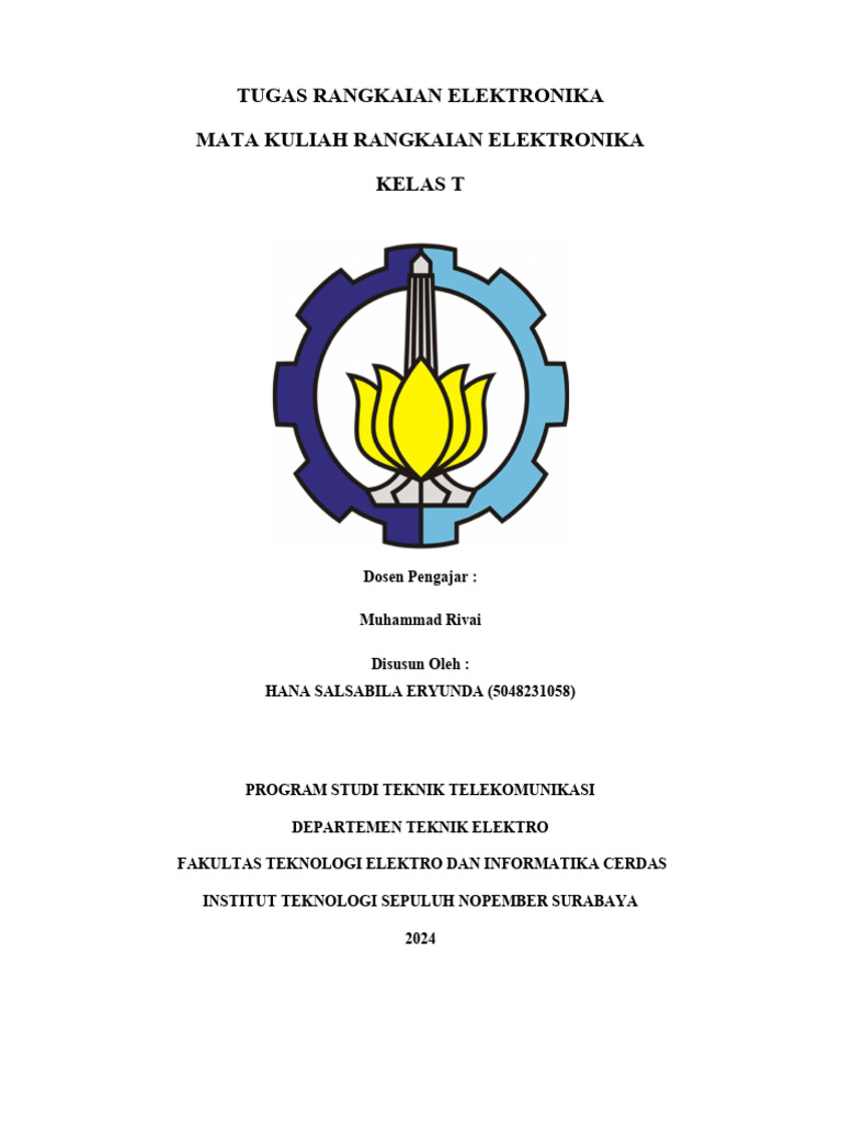 Rangkaian Elektronika Sederhana oleh Hana Salsabila | PDF