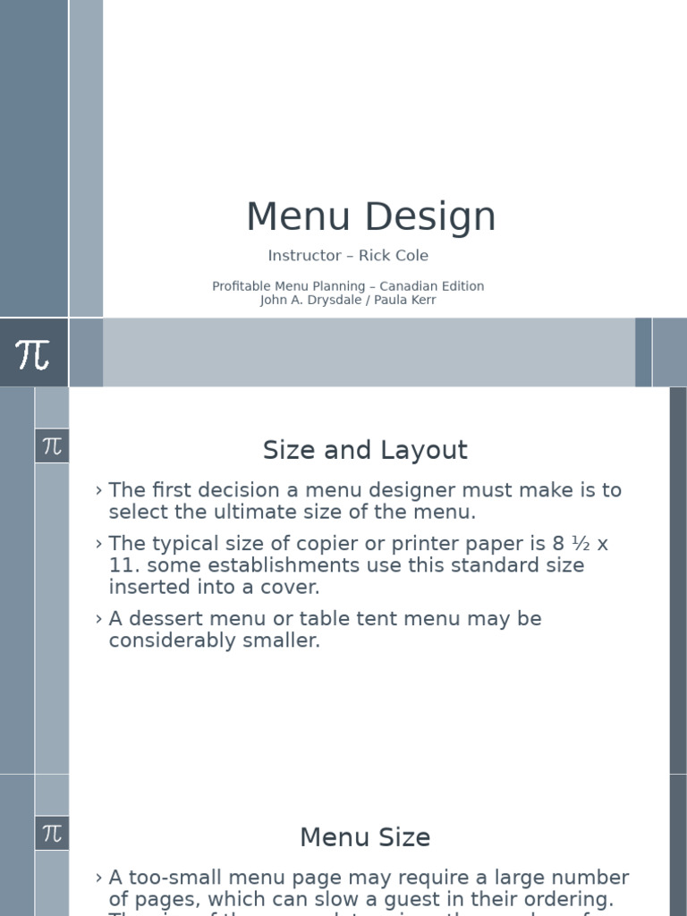 Lo8 Design And Layout Pdf Menu