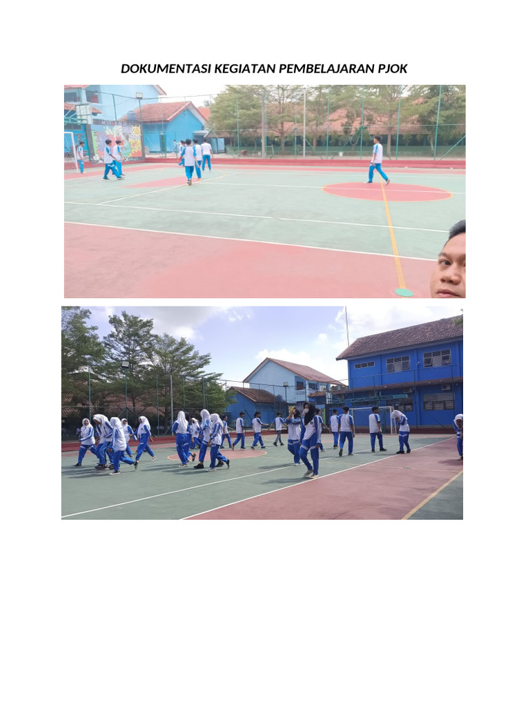 Dokumentasi Kegiatan Pembelajaran Pjok 2 | PDF