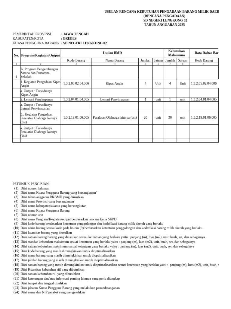 Format RKBMD SDN Lengkong 02 | PDF