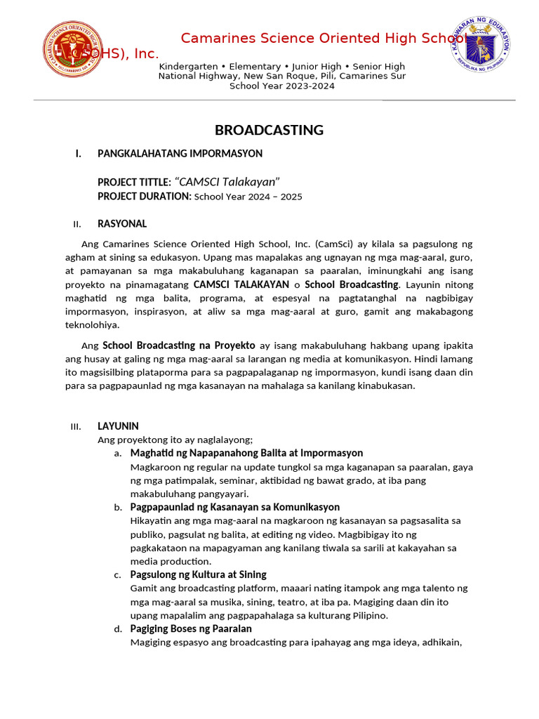 BROADCASTING | PDF