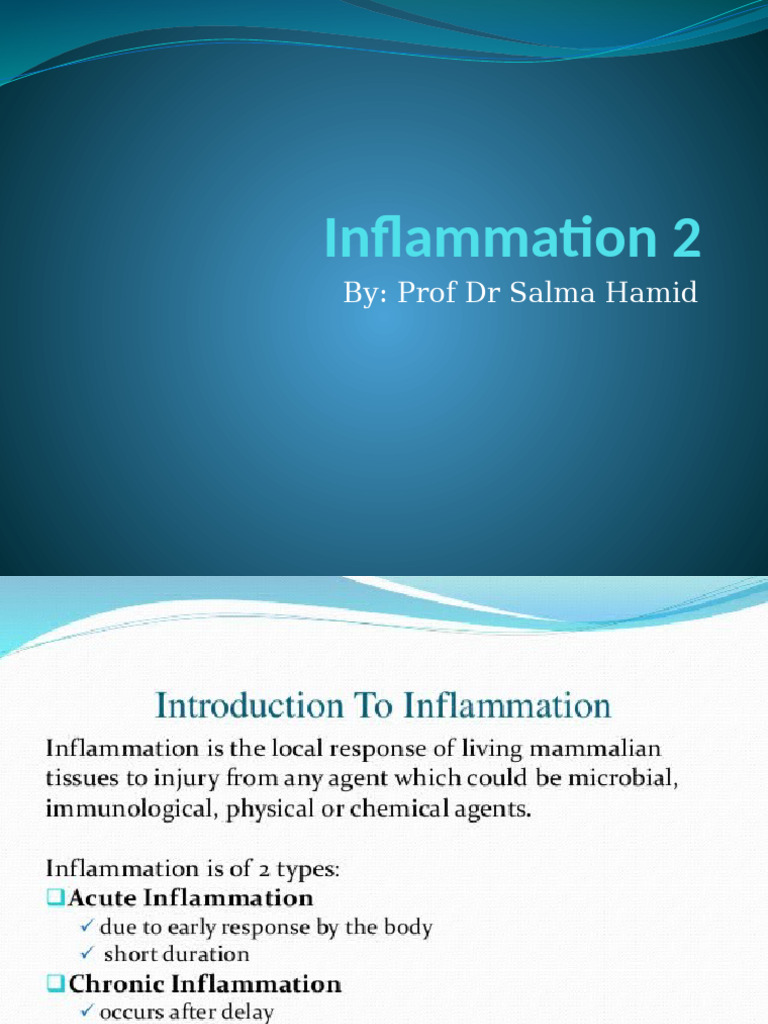 Inflammation 7 Lettres