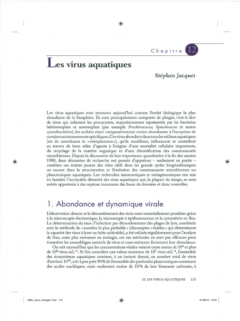 .Trashed-1731851807-Jacquet Panorama Virologie 2013 | PDF