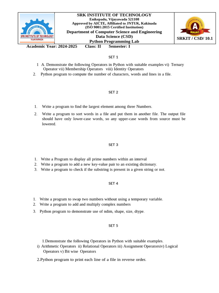 internalQs | PDF | Computer Programming | Computing