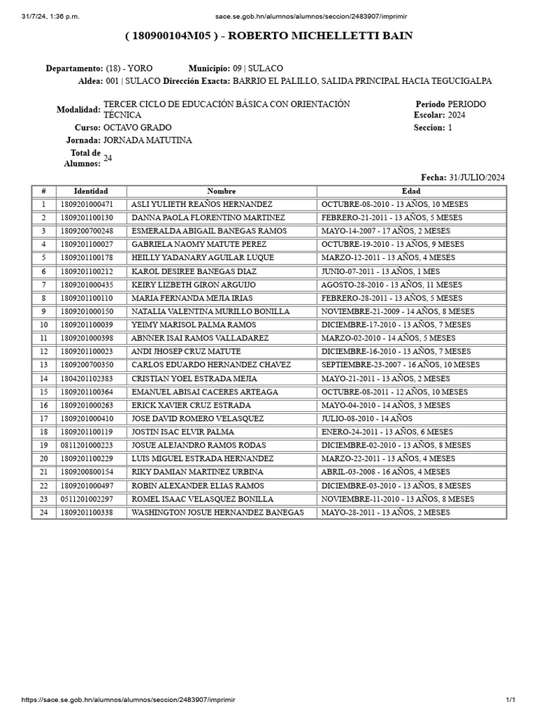 (180900104M05) - Roberto Michelletti Bain | PDF