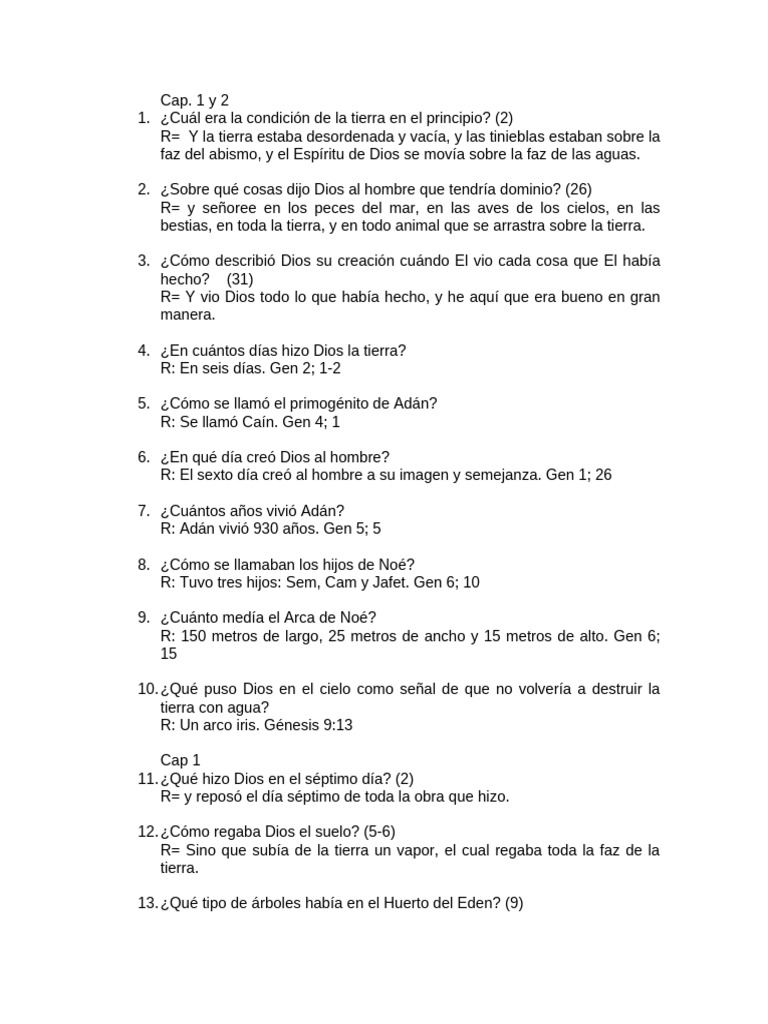 Geness 1-10 | PDF | Arca de Noé | Noé