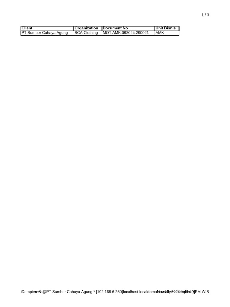 Movement Request | PDF