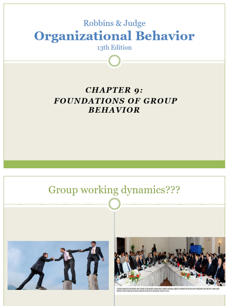 Foundations of Group Behaviour | PDF | Deviance (Sociology) | Conformity