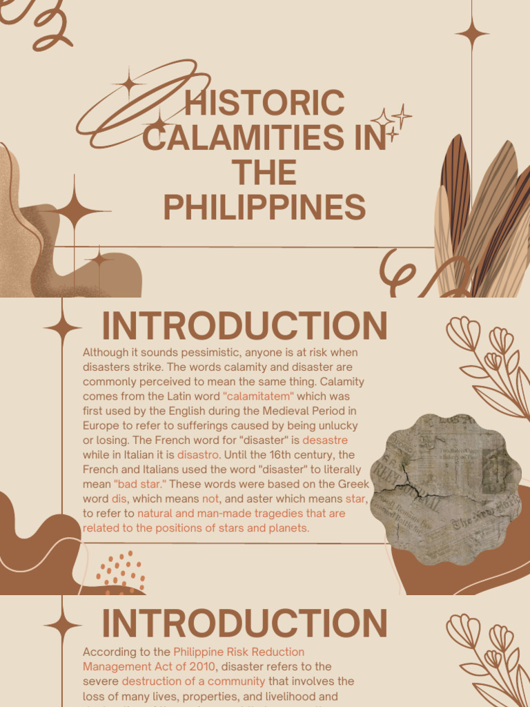 Historic Calamities in the Philippines | PDF | Tsunami | Weather