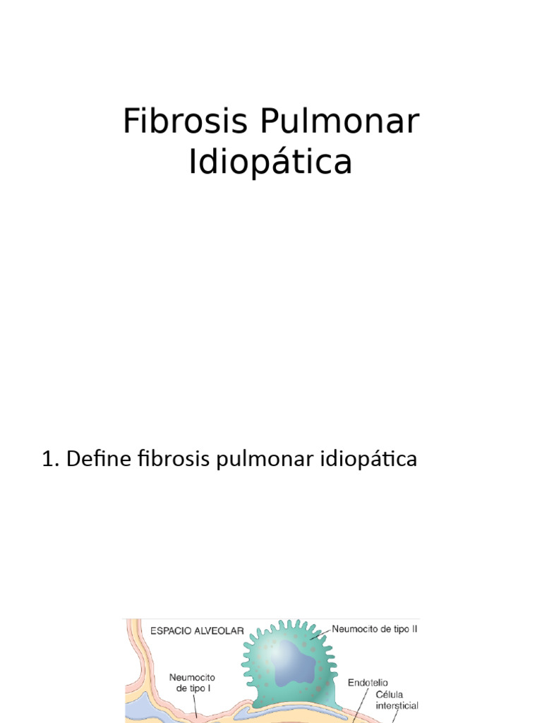 Fibrosis Pulmonar Idiopática | PDF