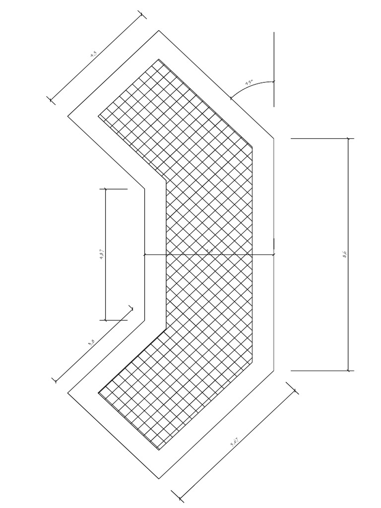 Plan Culee de Droite Pour Enrochement | PDF