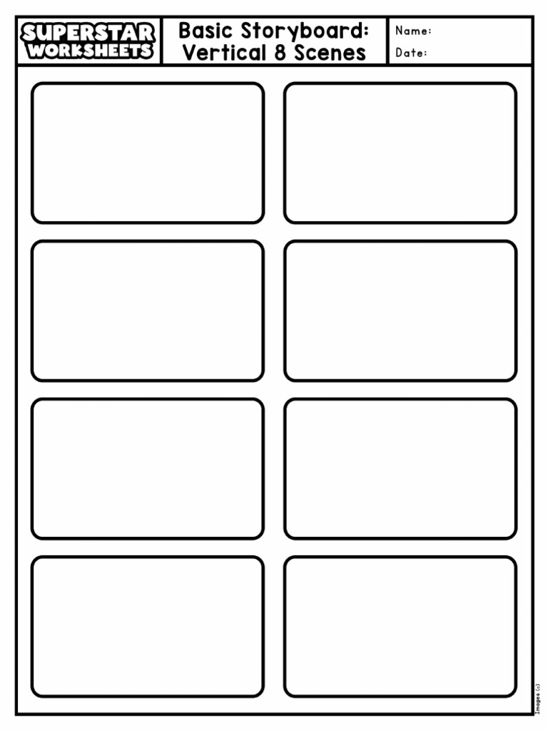 Basic Storyboard Vertical 8 Scenes | PDF