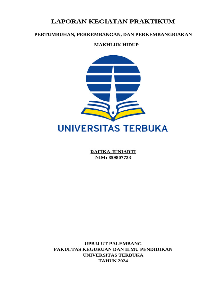 Pertumbuhan. LKP | PDF | Sains & Matematika