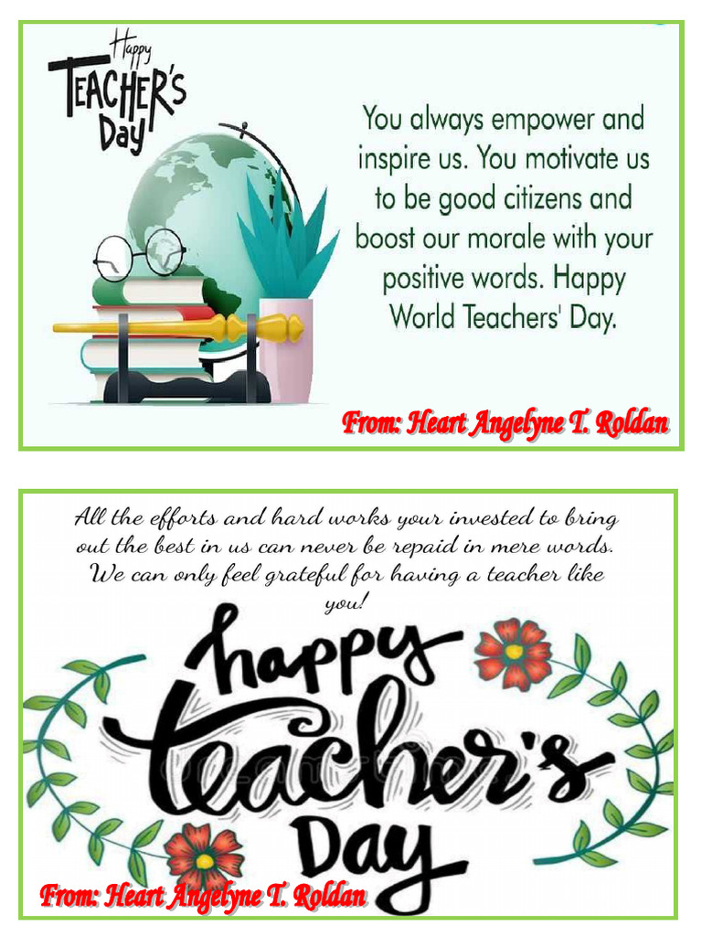 Teachers Day | PDF