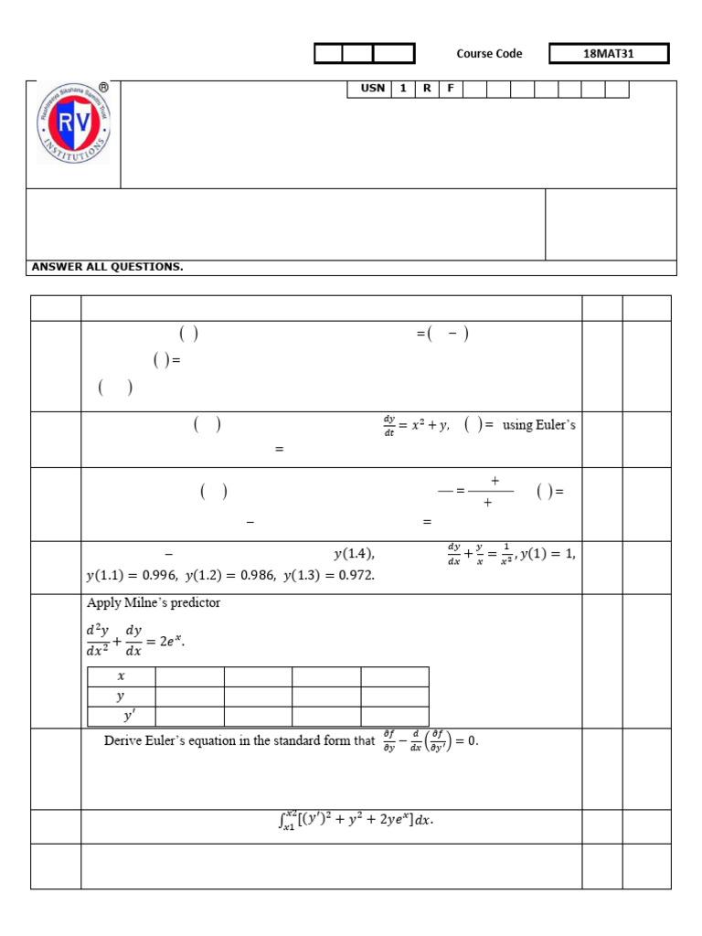18MAT31-Assignment - 2 (3 SETS) | PDF | Fourier Transform | Laplace Transform