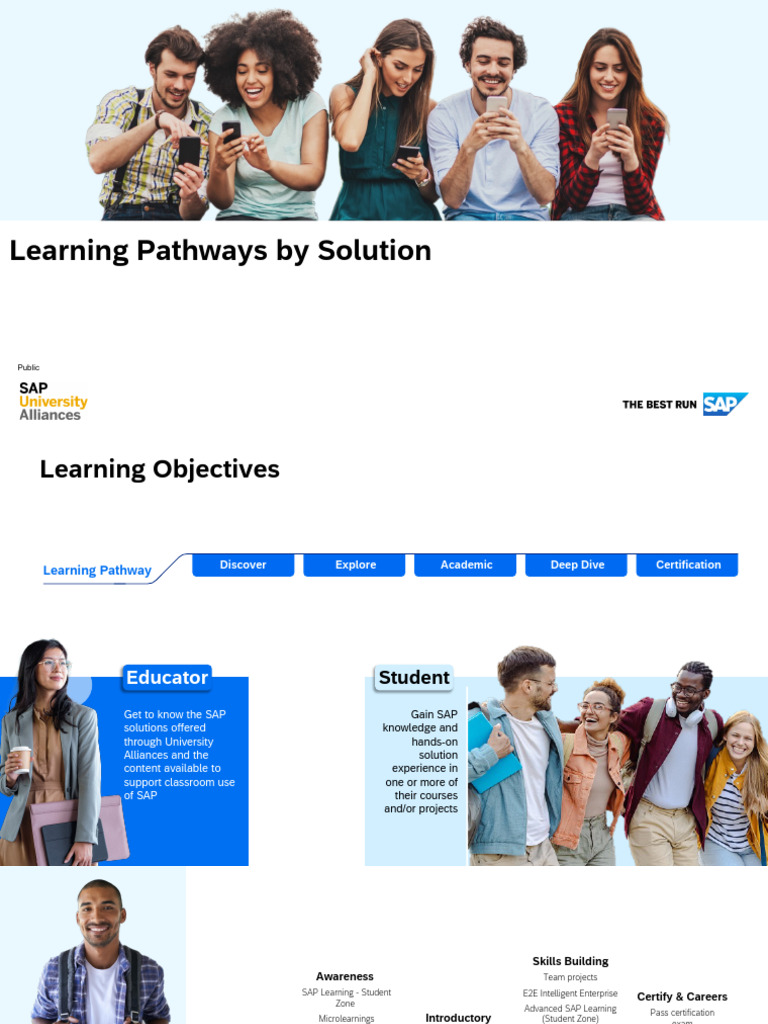 SAP Learning Pathways for Students | PDF | Analytics | Educational ...