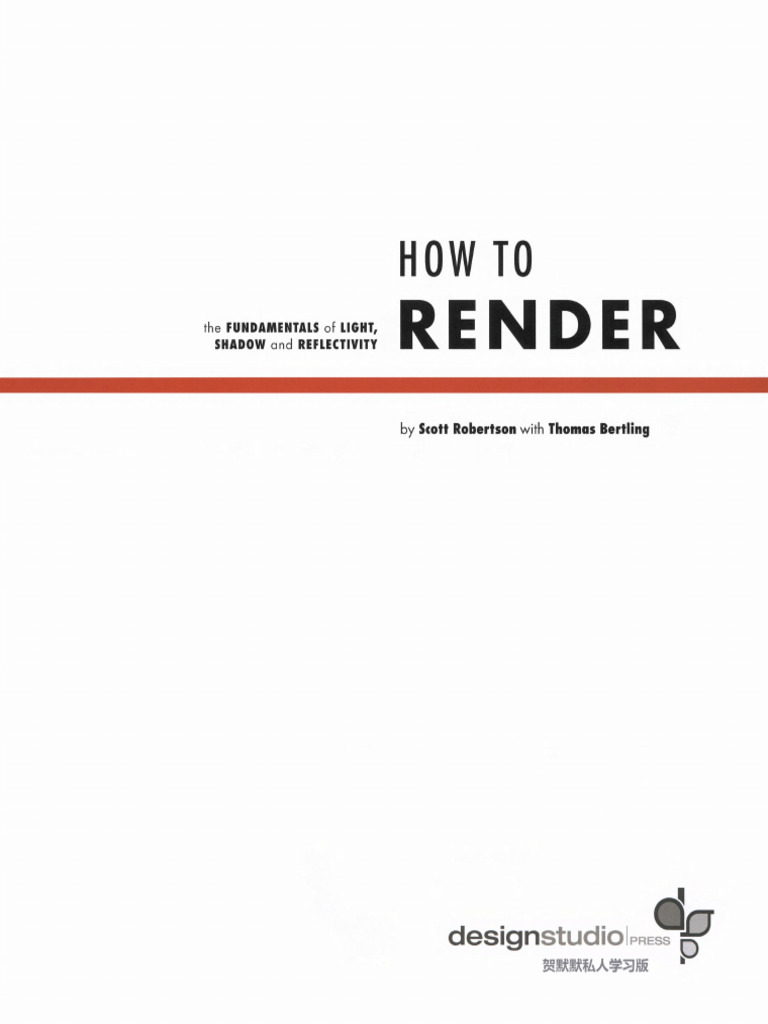 How to Render 完全汉化 | PDF
