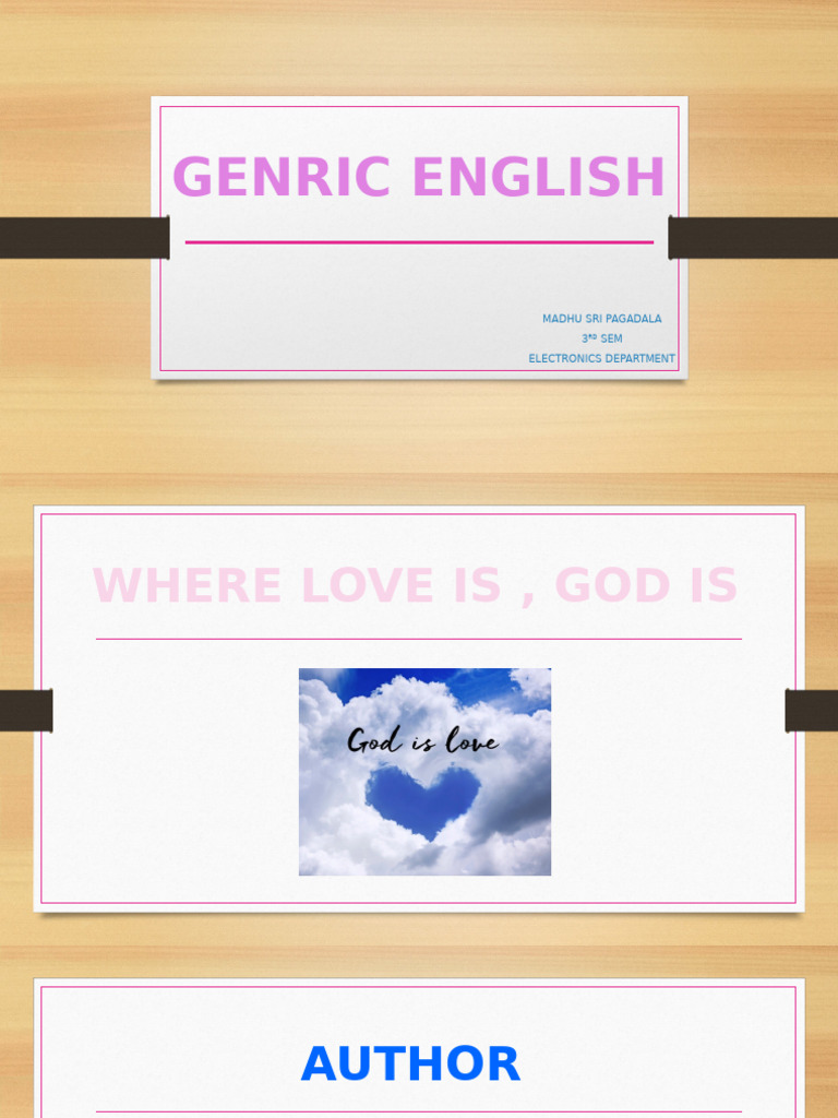 GENRIC ENGLISH Madhu-1 | PDF | Poetry