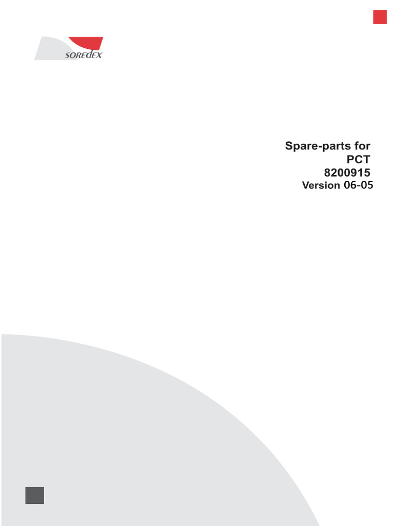 Digora - PCT - Spart Part | PDF | Manufactured Goods | Equipment