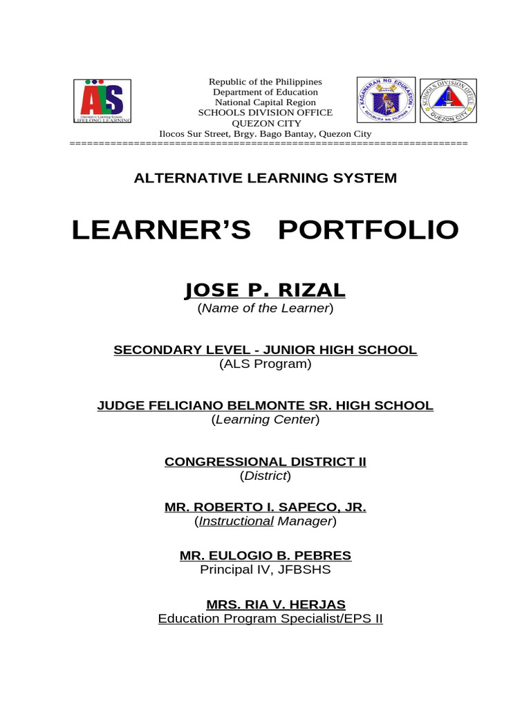 Als Portfolio Latest Batch 2021 Table of Contents PDF | PDF | Cognition ...