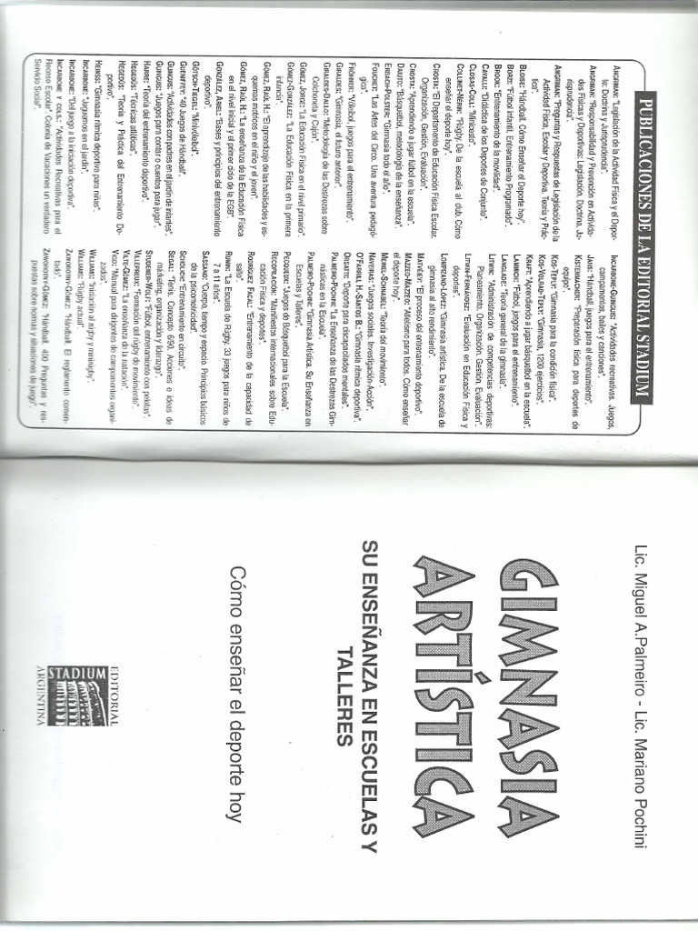 Gim Artistica-Entrada en Calor y P F-Palmeiro Pochini | PDF