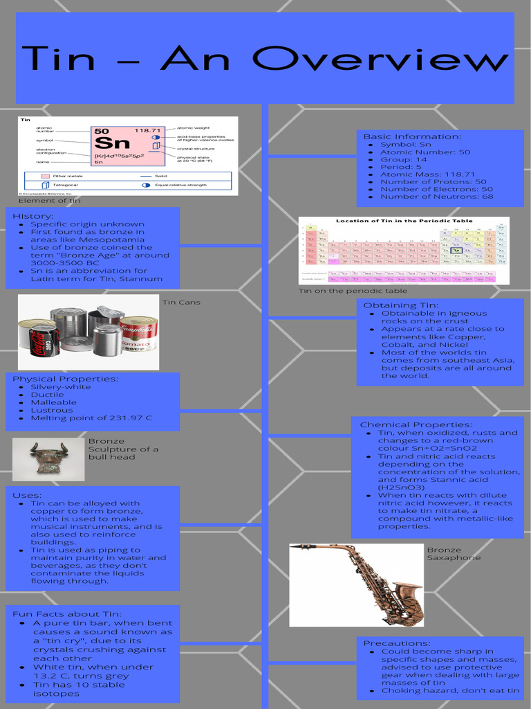 Physical Properties | PDF | Tin | Materials