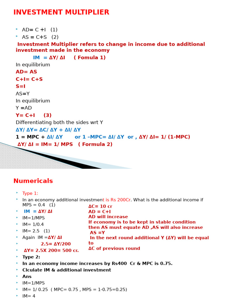 Income & Employment 2 | PDF | Open Market Operation | Fiscal Multiplier