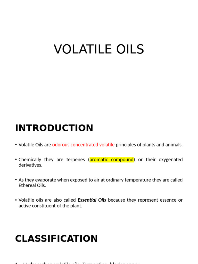 Volatile Oils | PDF | Essential Oil | Cinnamon Volatile Oils | PDF | Essential Oil | Cinnamon