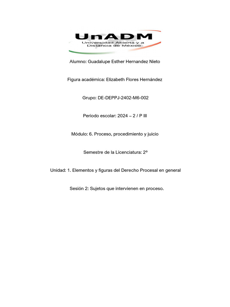 M6 U1 2 A3 Guhn | PDF | Ley politica | Gobierno