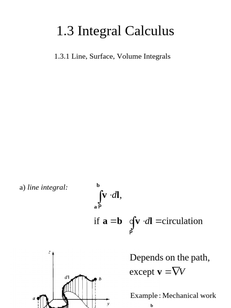 1.3 Integral Calculus | PDF | Integral | Mathematical Objects