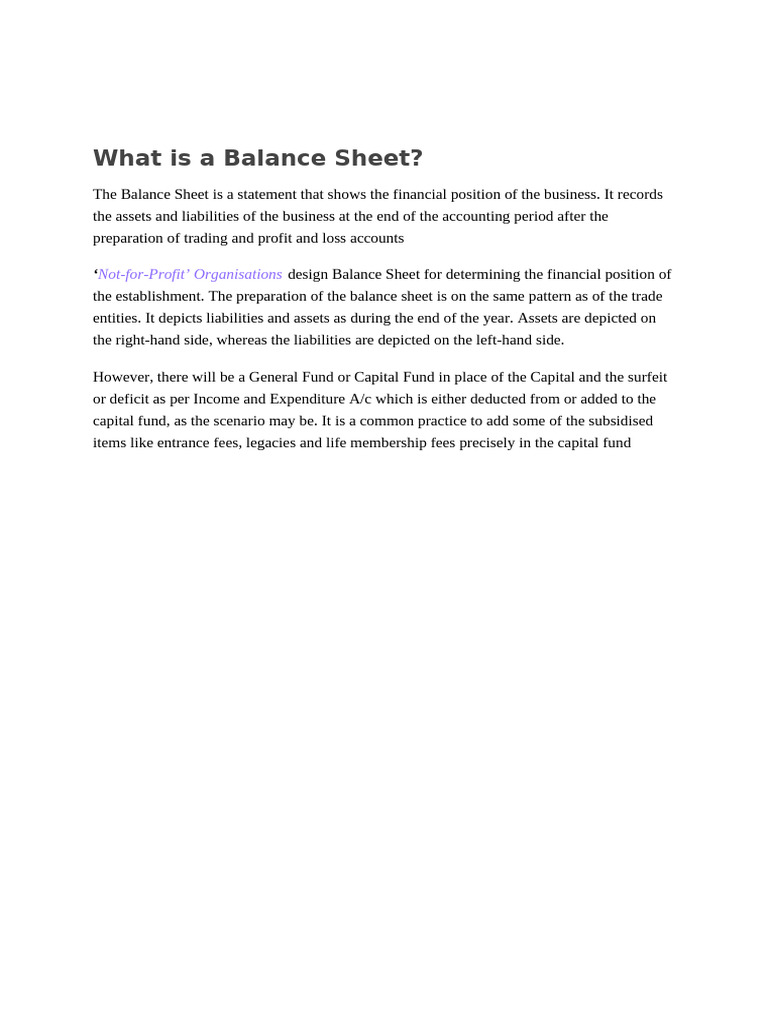 Understanding Balance Sheets for Businesses | PDF | Business | Law