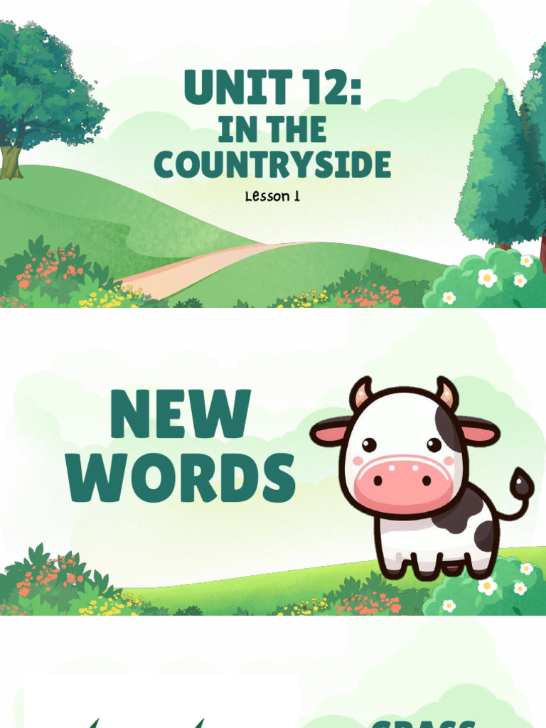UNIt 12 in The Countryside 301024 | PDF