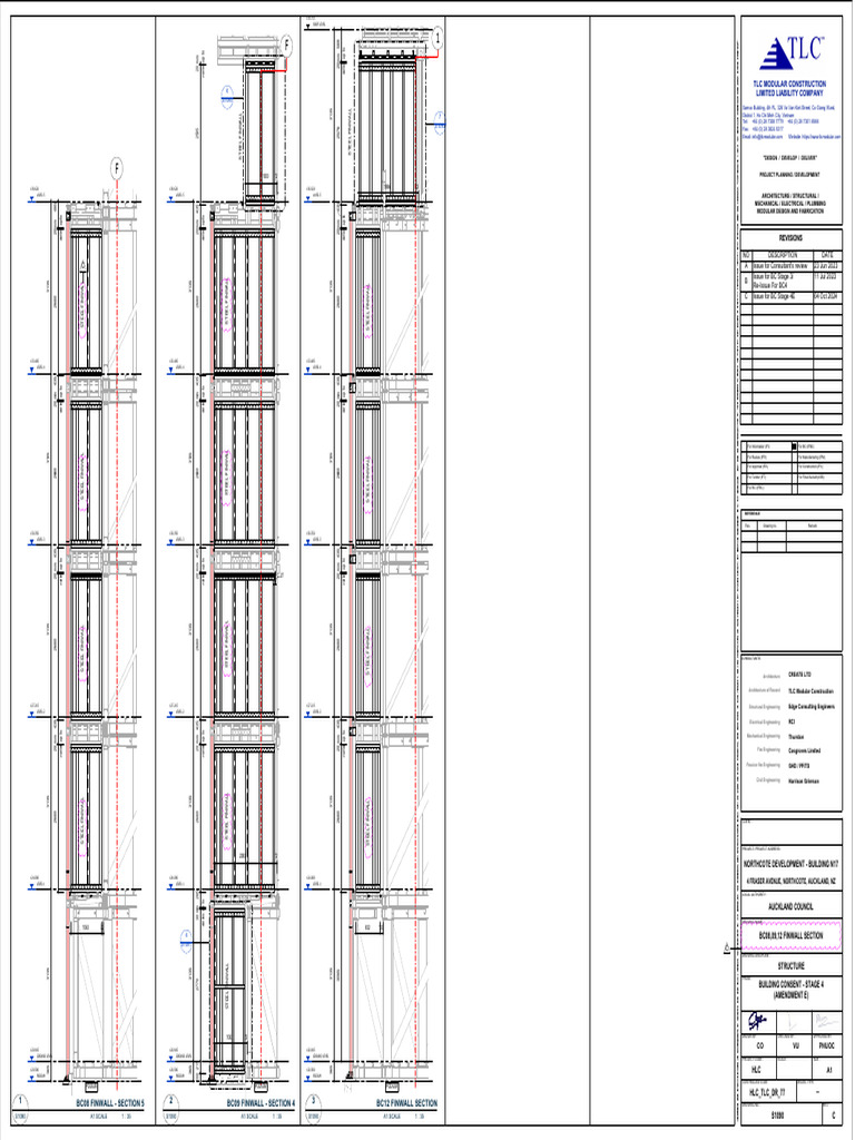 HLC - TLC - DR - 77-S1090-BC08,09,12 FINWALL SECTION-Rev-C | PDF ...