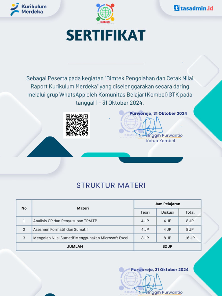 Sertifikat - DIDI WINARDI, S.PD | PDF