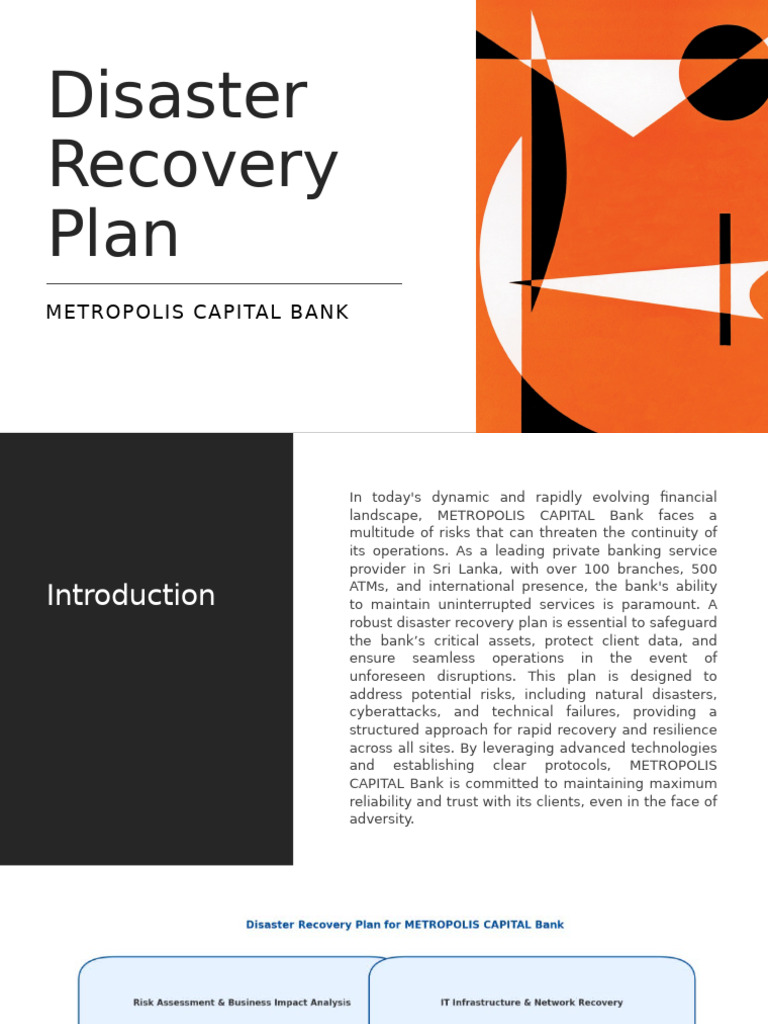 Disaster Recovery Plan | PDF | Disaster Recovery | Data Center
