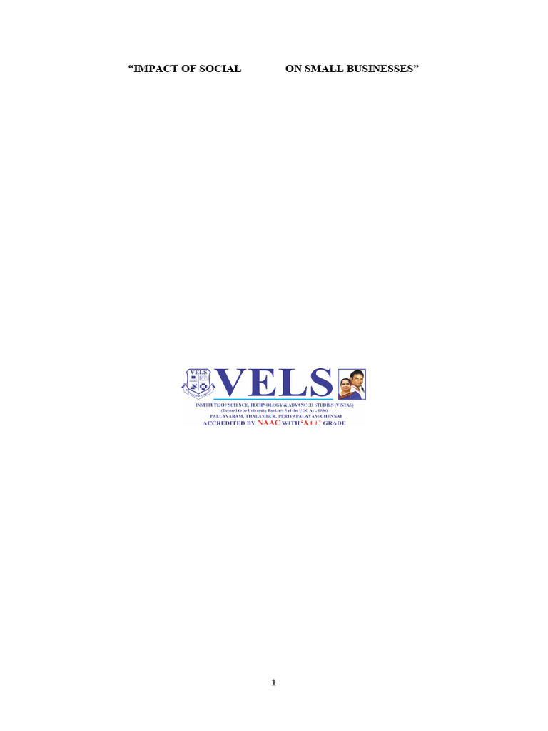 E Priyadharshini - Mini - Project#doc | PDF | Popular Culture & Media Studies | Social Media