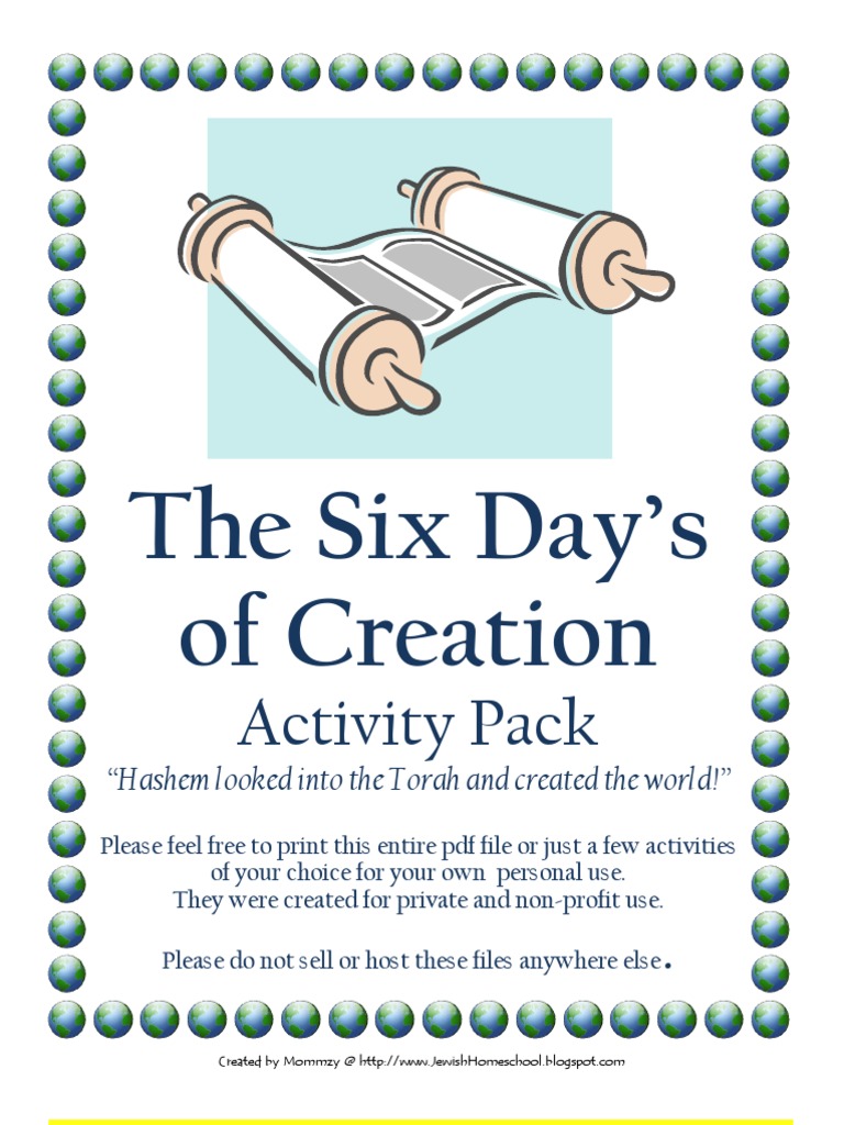 6 Days Creation | PDF | Names Of God In Judaism | Trees