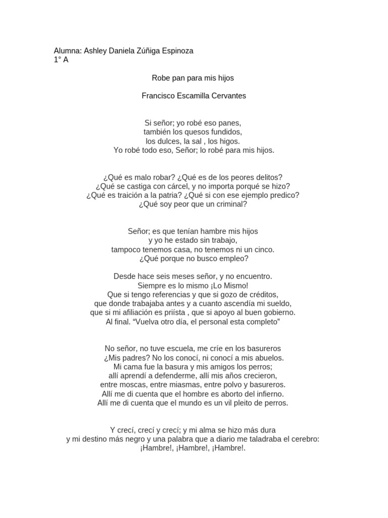 poemas para imprimir | PDF