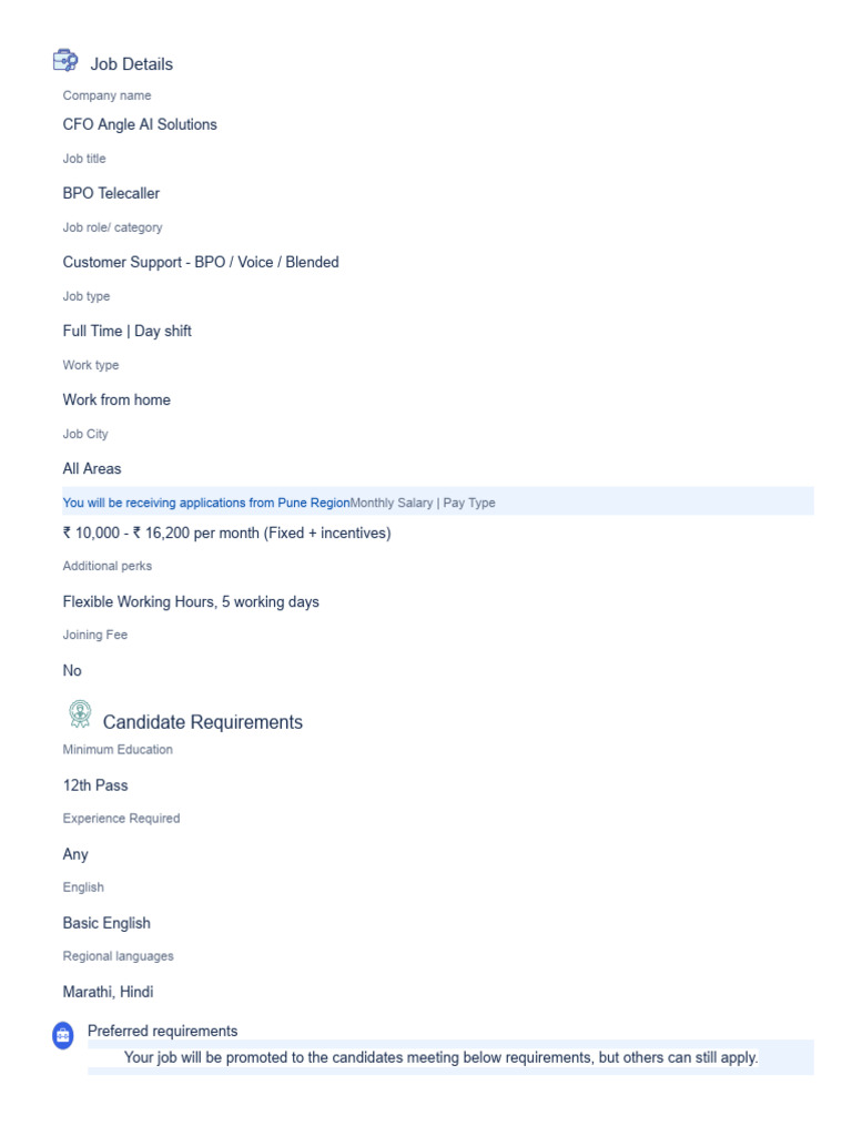 BPO Telecaller | PDF