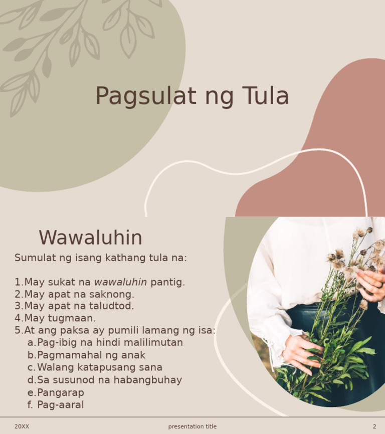 Pagsulat NG Tula | PDF