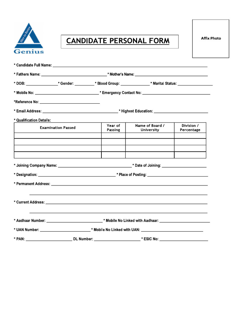 New Joining Kit | PDF