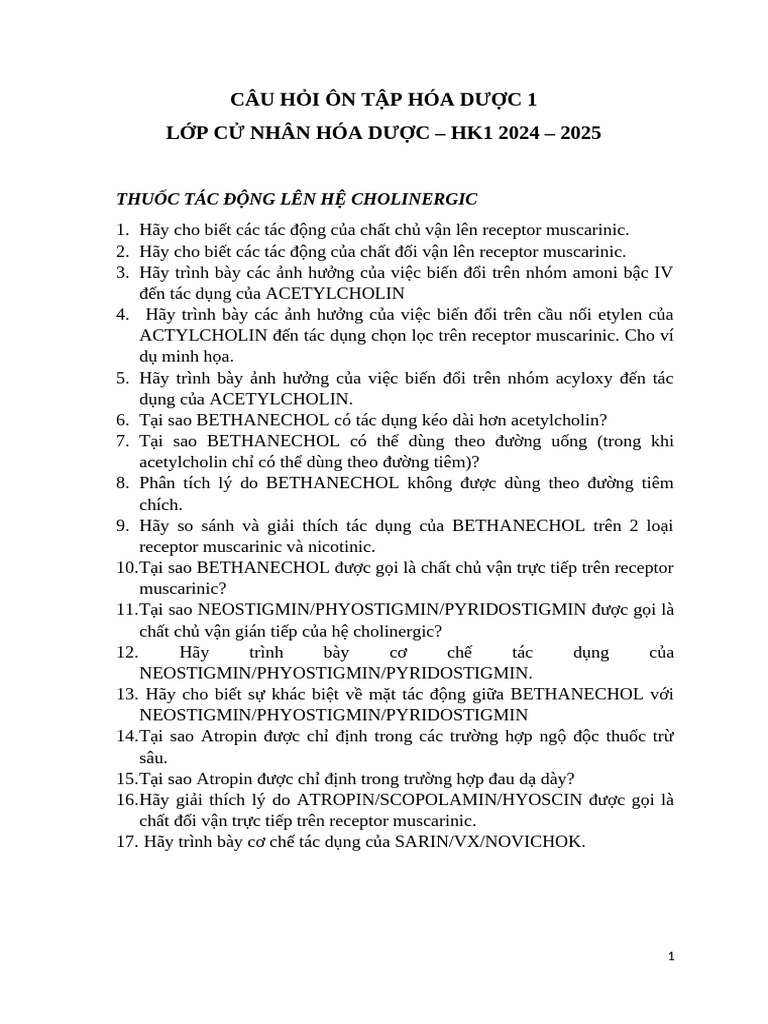 On Tap HD1 - 2024-2025 | PDF