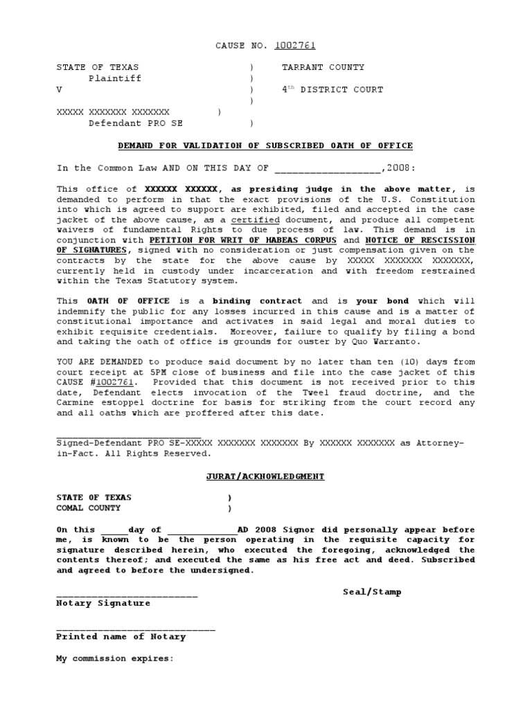 3 Judge | PDF | Notary Public | Oath Of Office