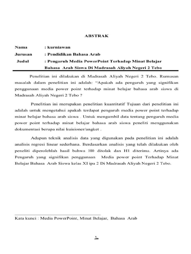 Abstrak Indo | PDF