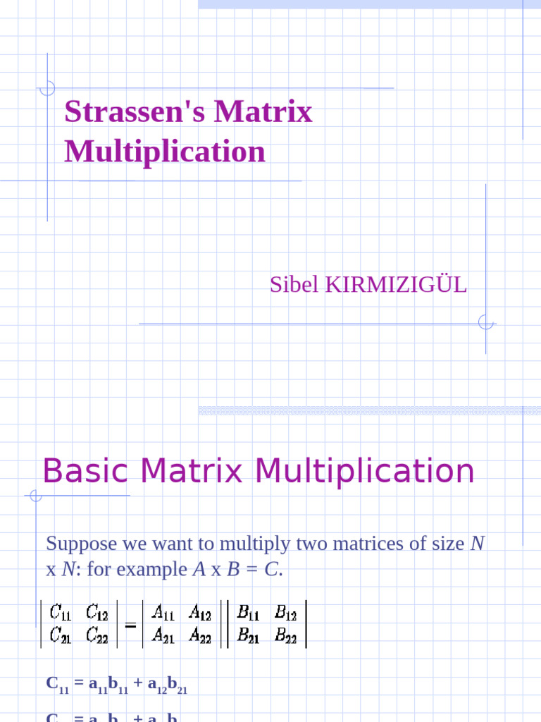 Strassen | PDF | Functional Analysis | Theoretical Computer Science